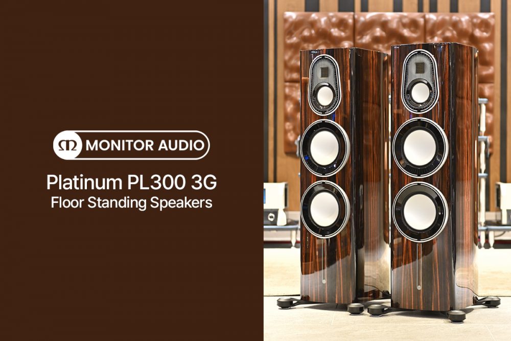 모니터오디오(Monitor Audio) 3세대 플래티넘 시리즈 PL300 3G 입고 및 전시 – AV 플라자