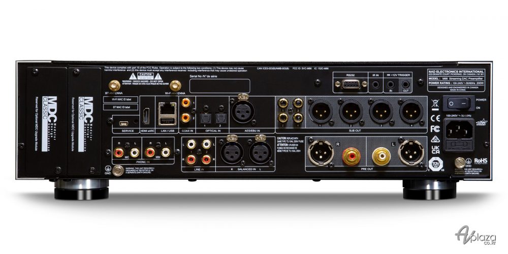 나드(NAD) 플래그십 스트리밍 DAC 프리앰프 M66 발표 – AV 플라자