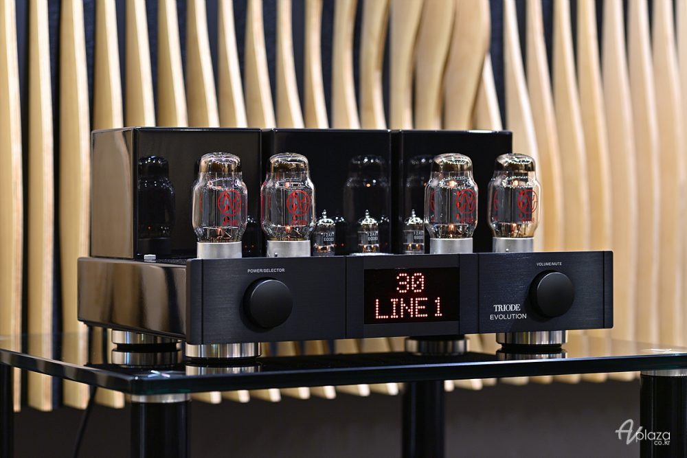 트라이오드(Triode) KT88 진공관 인티앰프 에볼루션(Evolution) 입고 및 전시 – AV 플라자
